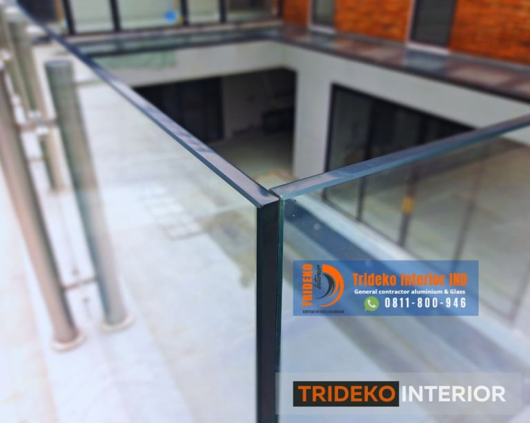 Railing Kaca Frameless 2026 - Harga & Spesifikasi Terbaru